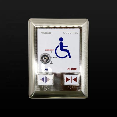 Special Room Automatic Door Push Button Switch For Disabled People