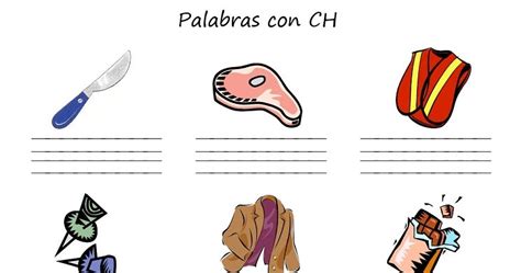 Cositas De Al Y Pt Palabras Con Ch