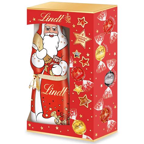 Lindt Подаръчен комплект Дядо Коледа 197 гр Продуктови Категории Шоколади Магазин за шоколад