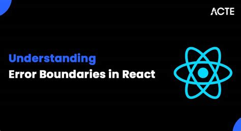 Error Boundaries In React Catch Handle Error Updated 2026