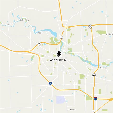 Ann Arbor Mi Map Of Roads Road Trip Recommendations From Ohio To