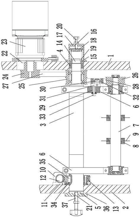 分切机的主动滚刀机构的制作方法