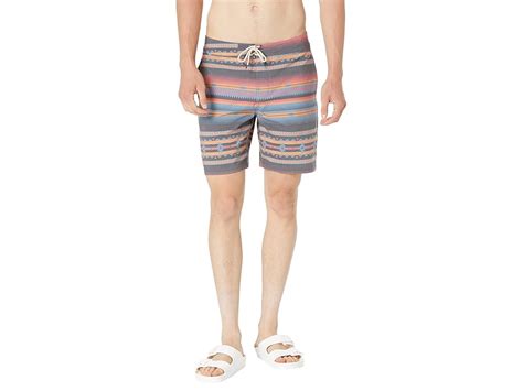 Faherty Dgf Classic Boardshorts 7 Fire Sky Mens Swimwear