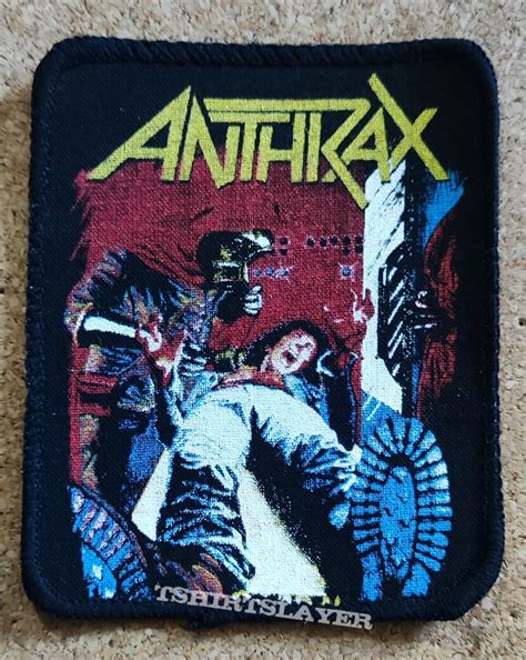 Anthrax Anthrax Patch Spreading The Disease Patch Nunslayers Tshirtslayer