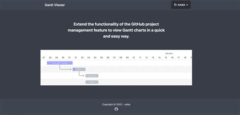 GitHub Naiba Archived Gantt Viewer For Github Project Spiral Calendar Gantt Viewer For
