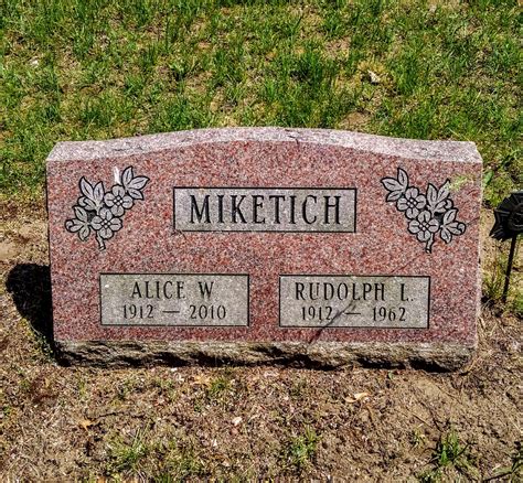 Alice Wilma Frankowski Miketich 1912 2010 Find A Grave Memorial