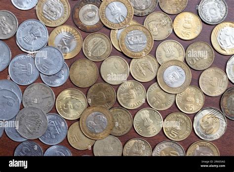 Collection Of Indian Currency Coins Stock Photo Alamy