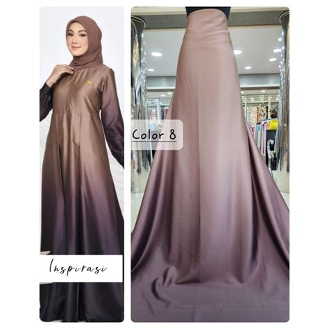 Jual Kain Satin Armany Ombre Gradasi Shopee Indonesia