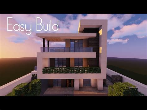 Two Story Modern House Minecraft Tutorial