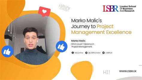 Marko Malics Journey To Project Management Excellence Lsbr Uk