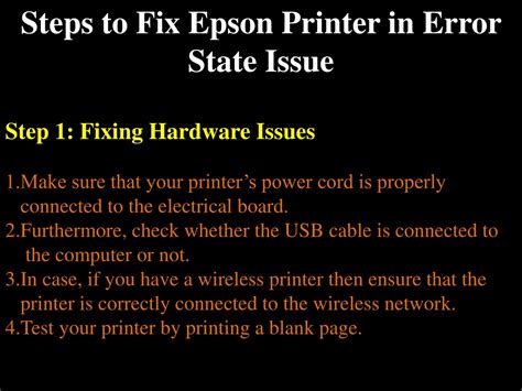 PPT How To Fix Epson Printer In Error State PowerPoint Presentation Free Download ID 9943528