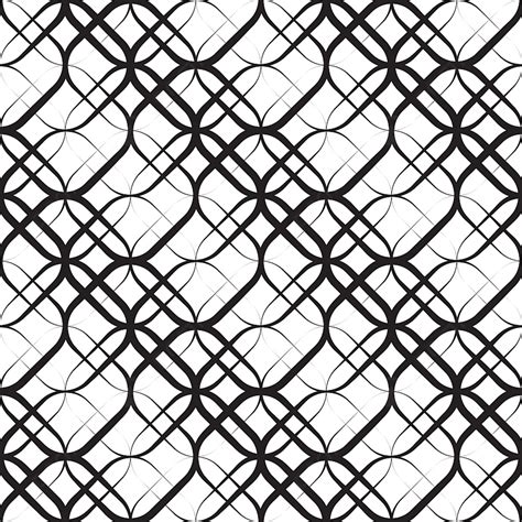 Vector Seamless Monochrome Geometric Background Repeat Seamless Simple Background Image For
