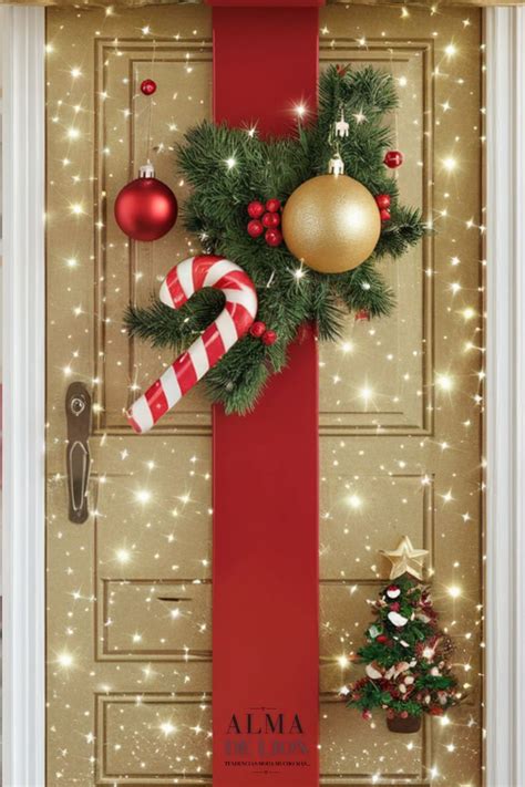 Cómo Decorar Tu Puerta Para La Navidad Ideas Festivas Y Creativas