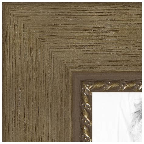 Arttoframes 12 X 17 Metallic Gold With Ornate Detail Picture Frame