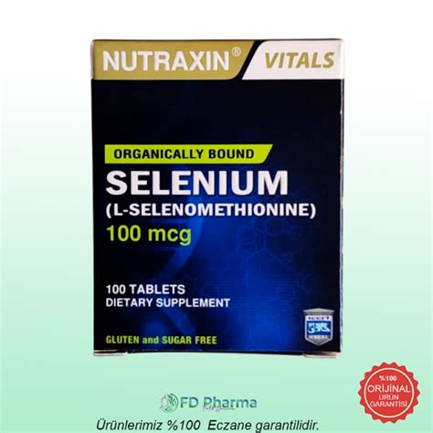 Nutraxin Selenium 100 Mcg 100 Tablet Nutraxin Selenium 100 Mcg 100 Tablet