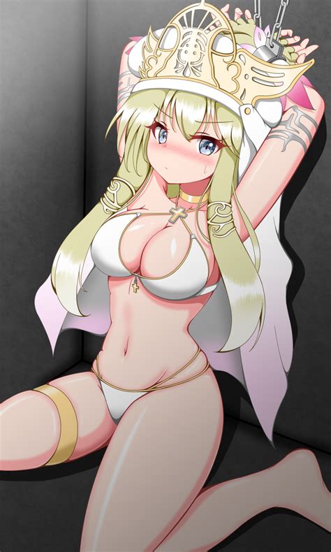 Rule 34 Alternate Costume Blonde Hair Breasts Crown Elicia Luminous