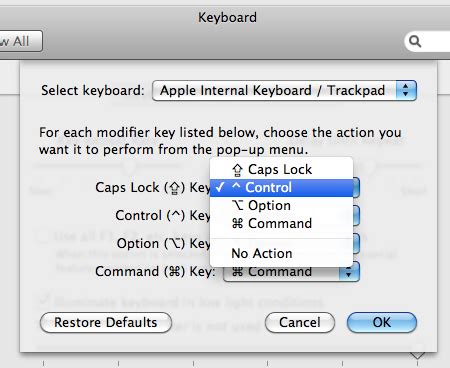 Mac Tips Use Caps Lock As Control Key Teohm