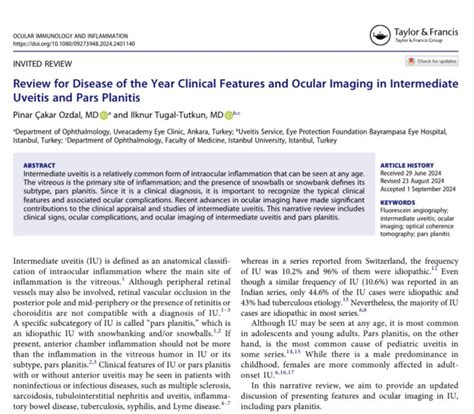 Pınar Özdal On Linkedin Our New Review On Imaging In Intermediate