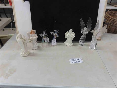 7 Glass Ceramic Angels