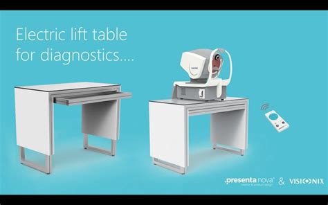 Optometry Diagnostics Table Remotely Controlled With Safety Feature