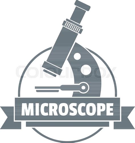 Microscope Logo Vector