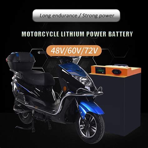 72v 60v 48v Lifepo4 Electric Motorcycle Mororbike Lithium Li Ion