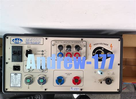 M4100 Doble Insulation Tester Used Tested In Good Functions Normally