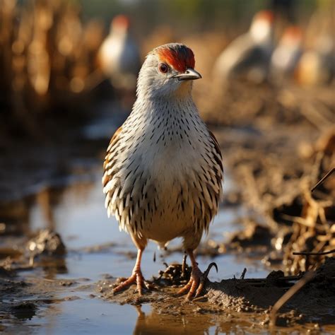 Premium Ai Image Corn Crake Bird