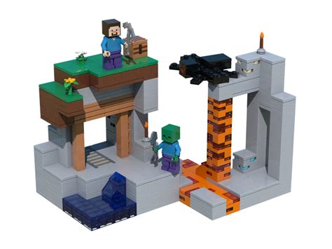 Lego Moc Lego Famous Cubic Game Upgraded Verions Series 1 The Abandoned Mine By Sebriicks