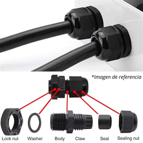 Conector Prensaestopas 3 4 Pg21 PlÁstico Cable 13 18mm
