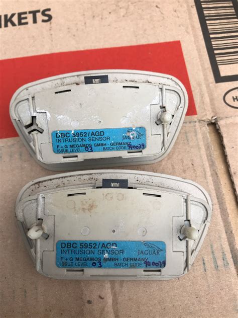 Jaguar X300 X308 Roof Security Intrusion Sensors Black Cherry Jaguar