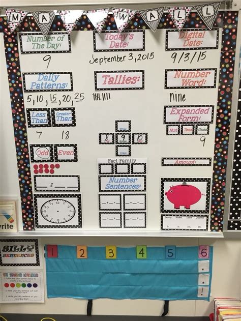 1st Grade Math Wall Printables