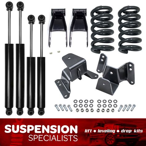 24 Drop Lowering Kit For 1973 1987 Chevy C10 2wd W Shocks Ebay