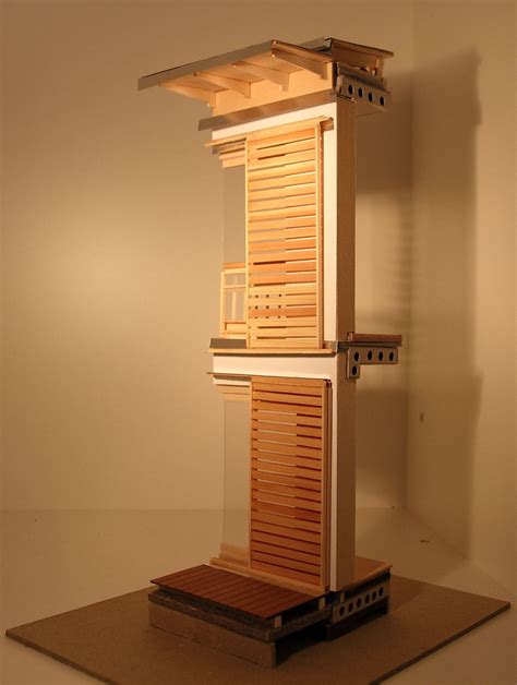 Wooden Facade Model For Home Decor