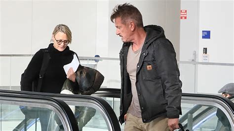 Sean Penn And Robin Wright At Lax Photos Hollywood Life