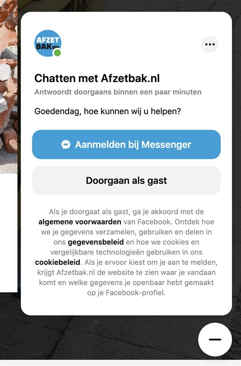 Facebook Messenger Embed Chat As A Guest Robin Dirksen