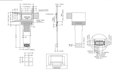 0 42 Inch Passive Matrix Oled Display For Smart Bracelets