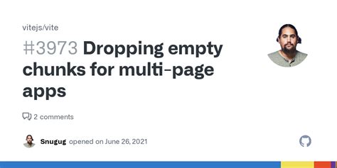 dropping empty chunks for multi page apps · issue 3973 · vitejs vite