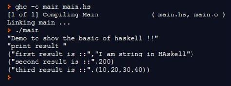 Haskell Uses Different Haskell Uses Example Benefits