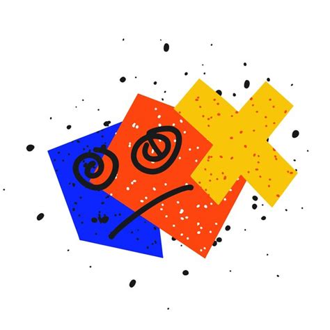 Premium Vector Abstract Vibrant UX Icon For User Interface