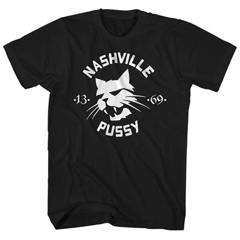 Nashville Pussy T Shirt 13 69 Album Art Cat Logo Nashville Pussy Shirt