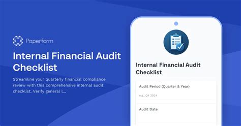 Audit Checklist Templates Free Online Forms Paperform