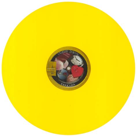 Shakira Laundry Service Opaque Yellow Vinyl Stickered Shrink Uk 2