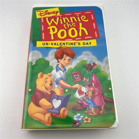 Disney Winnie The Pooh Un Valentines Day Vhs Clamshell 1995 Minor Wear