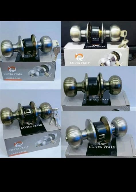 Tubular Lock Cylindrical Lock Knob Lock Round Lock Bk Ss 480gm Set At Rs 650 Set