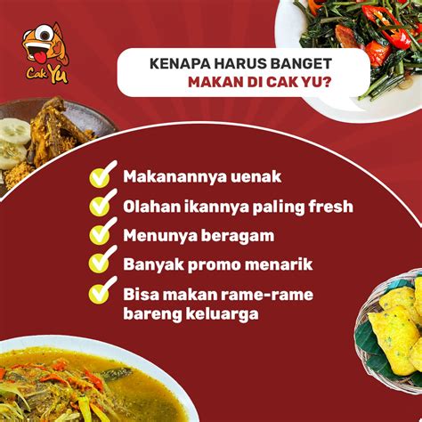 Alasan Kenapa Kamu Cak Yu Pelopor Warung Ikan Segar