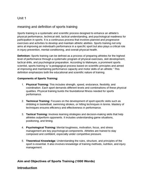 Phe Notes Pdf Strength Training Physical Fitness