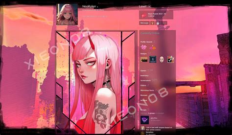 Zero Two Goth Steam Artwork Animated By Neoryker08 On Deviantart