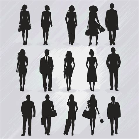 Premium Vector Human Silhouettes