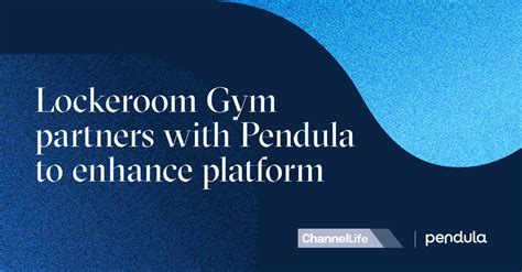 📢 Pendula Are Excited To Announce Our Partnership With Lockeroom Gym A Premier Training